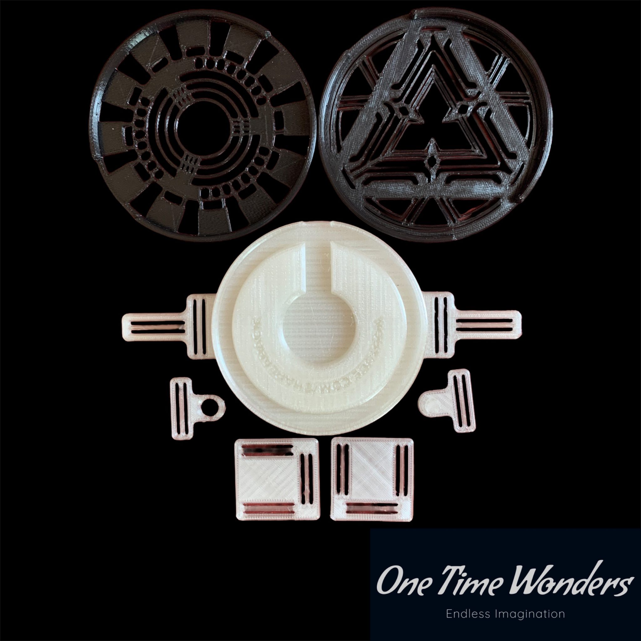 Iron Man Arc Reactor Chest Adaptor and Interchangeable Plates - One ...