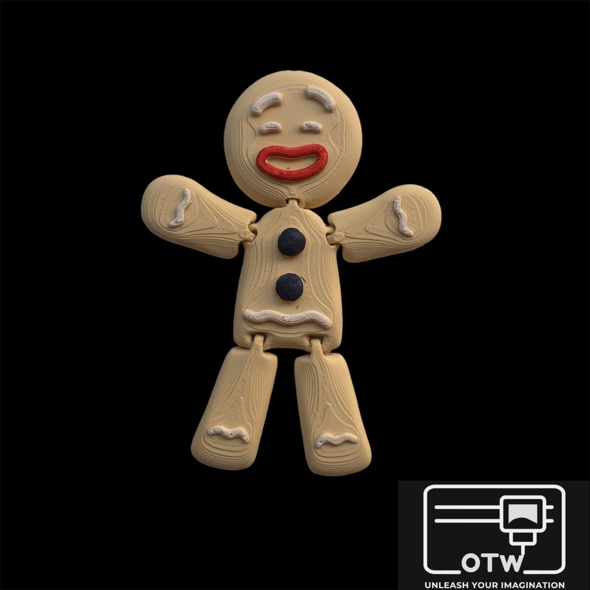 Articulated Gingerbread Man - One Time Wonders
